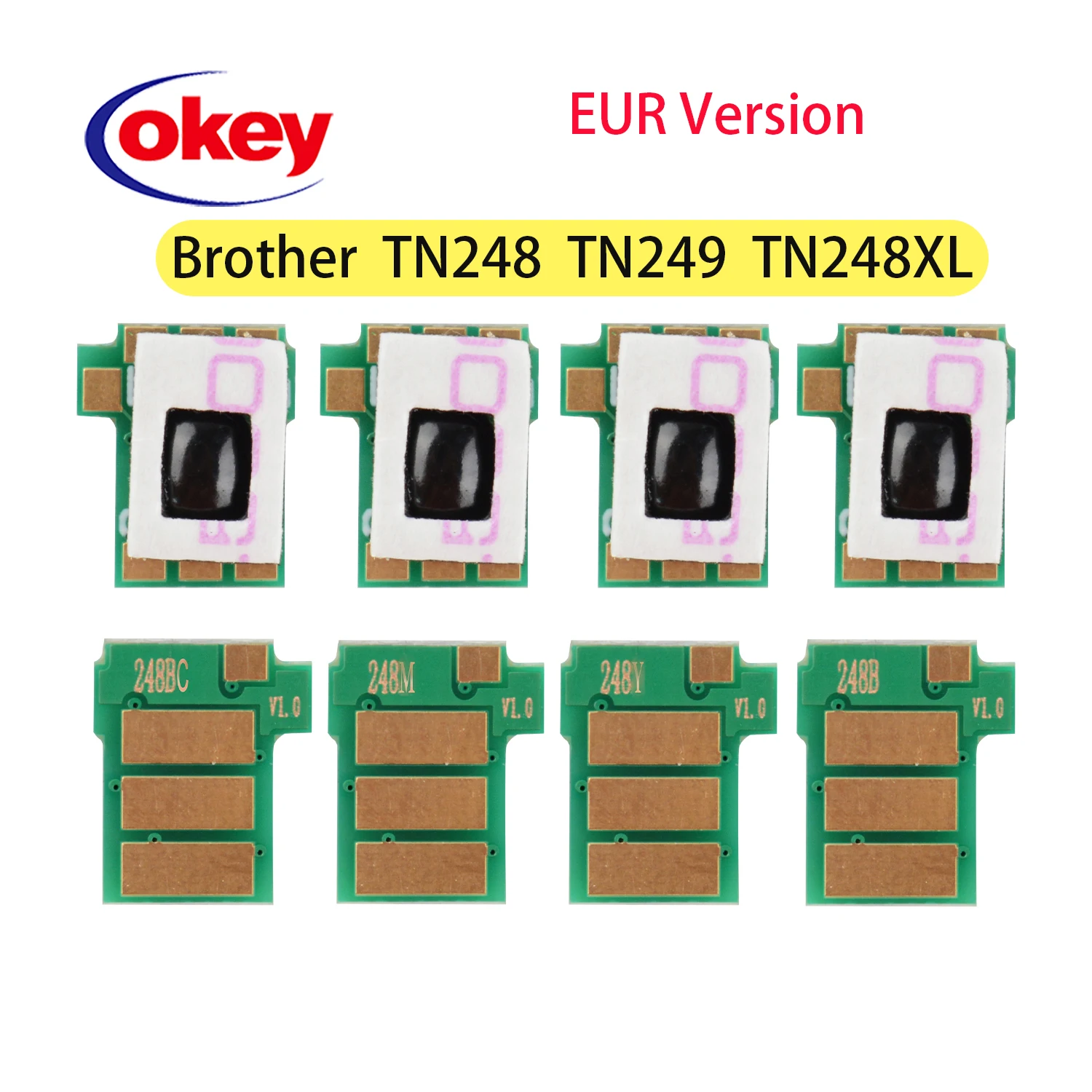 TN248 TN248XL TN249 Toner Cartridge Chip for Brother MFC-L3740CDW ...
