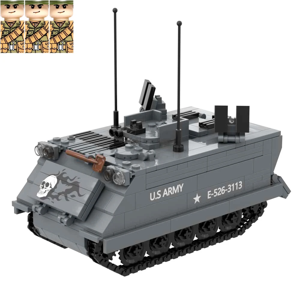 M113-Armored-Personnel-Carrier-APC-Building-Blocks-Set-Military-Weapons ...