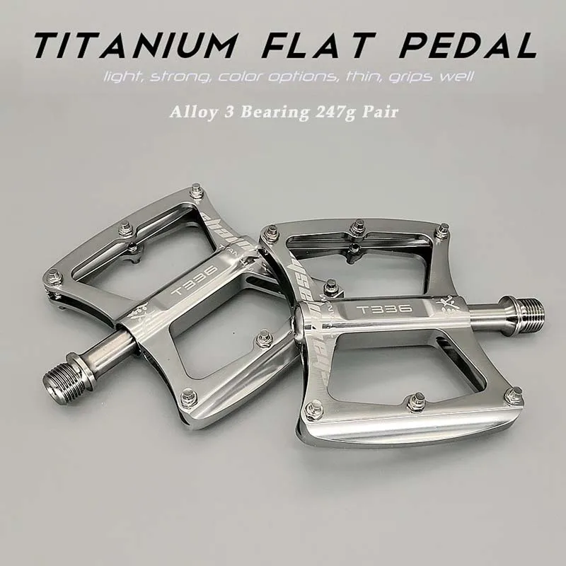 New-Titanium-Alloy-Axle-Mountain-Bike-Pedals-Road-Bike-Lightweight ...