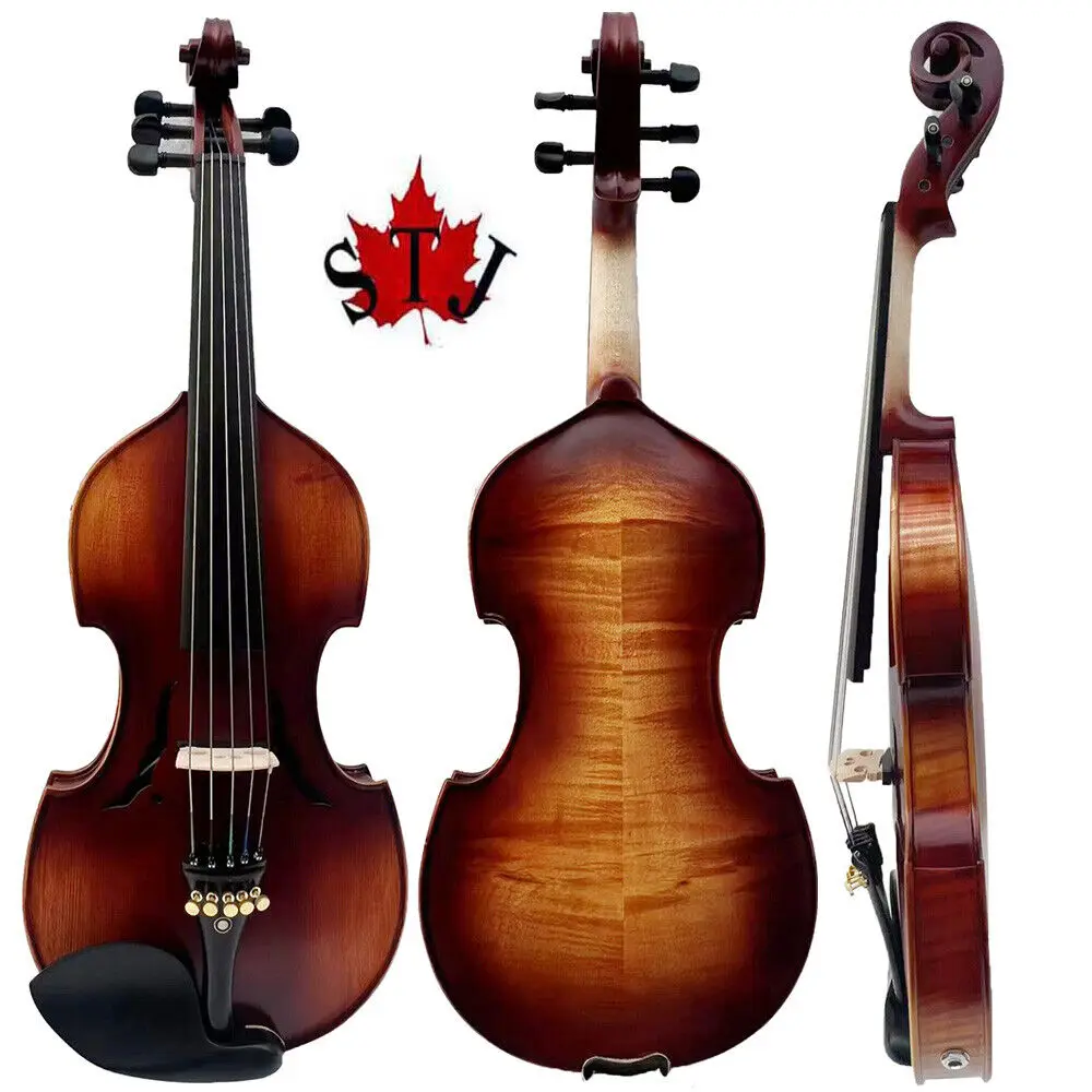 Estilo-barroco-5-cordas-el-trica-ac-stico-violino-cor-marrom-tamanho ...