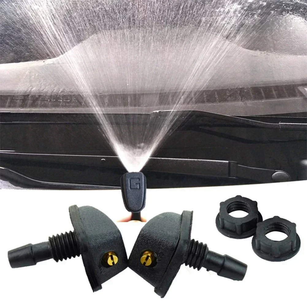 Car Windshield Wiper Washer Spray Nozzle Fits Most Car Models Car Dual ...
