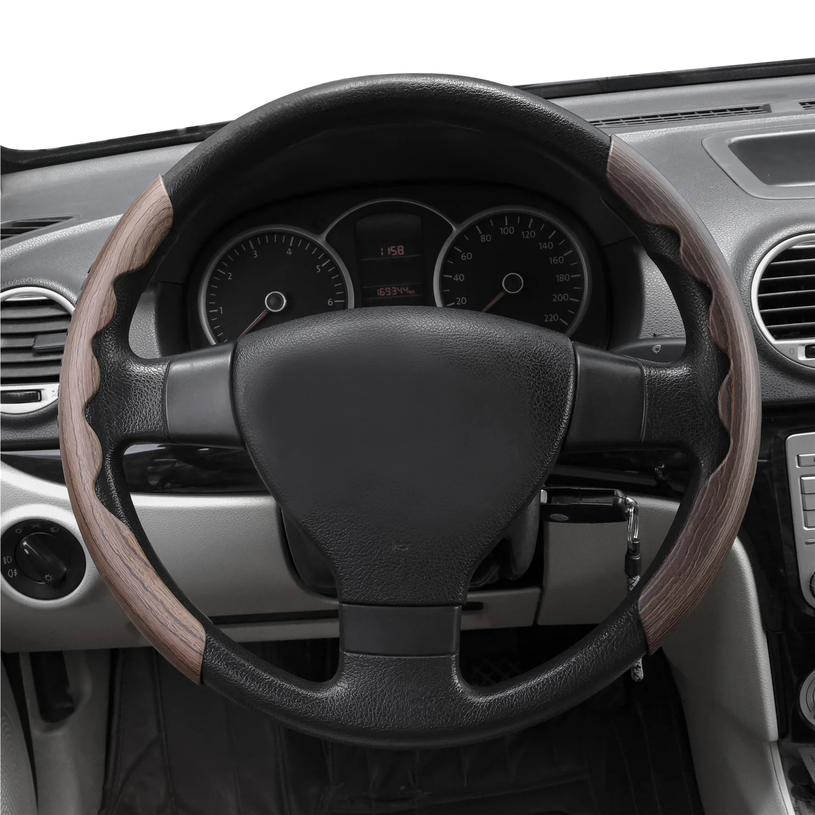 1-Pair-Mahogany-Wood-Grain-Steering-Wheel-Cover-Protector-Ultra-thin ...