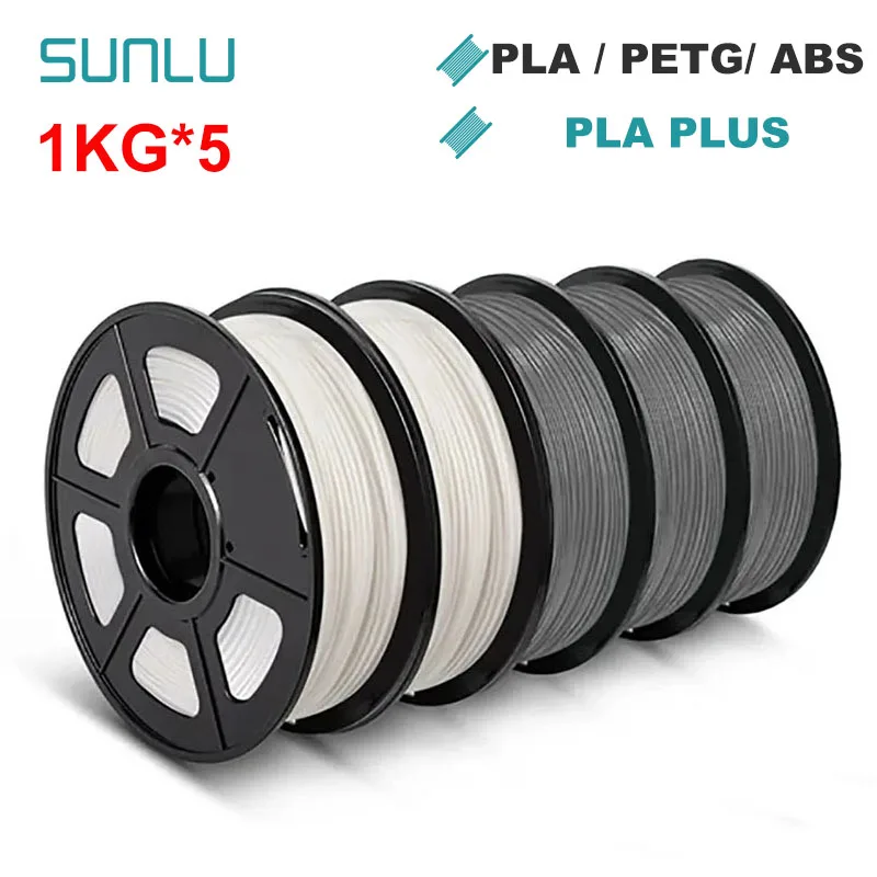 Sunlu-filamento-para-impressora-3d-pla-pla-plus-petg-abs-1-75mm-5roll ...