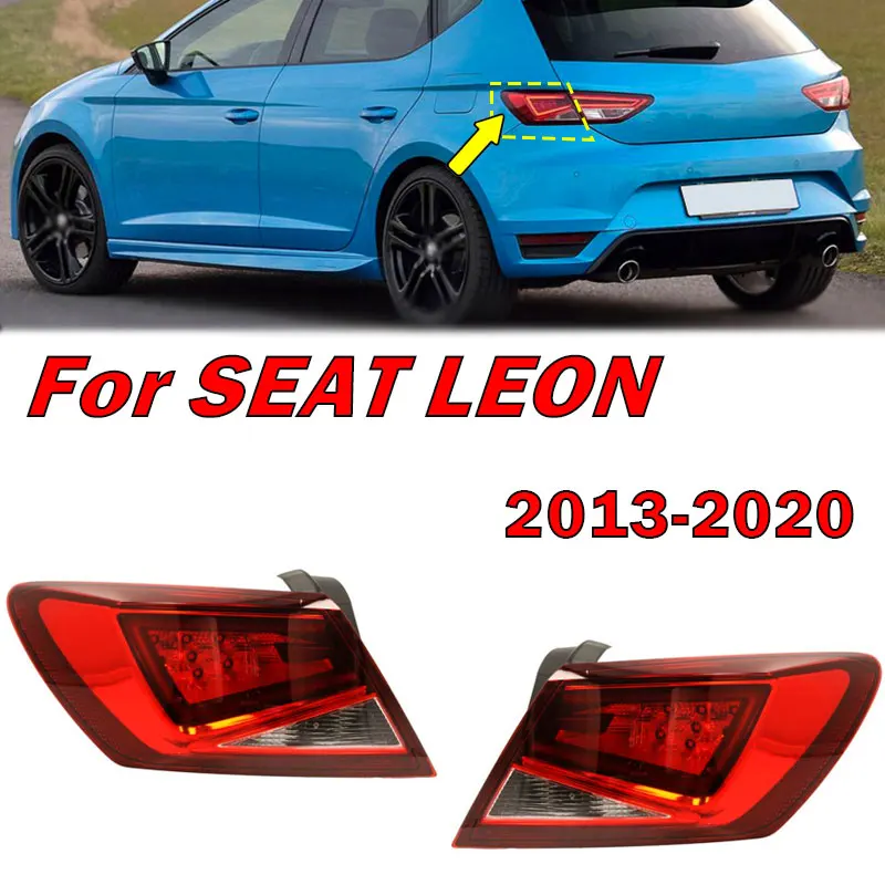 Auto-Exterior-Accessories-For-SEAT-LEON-Hatchback-2013-2020-Rear-LED ...