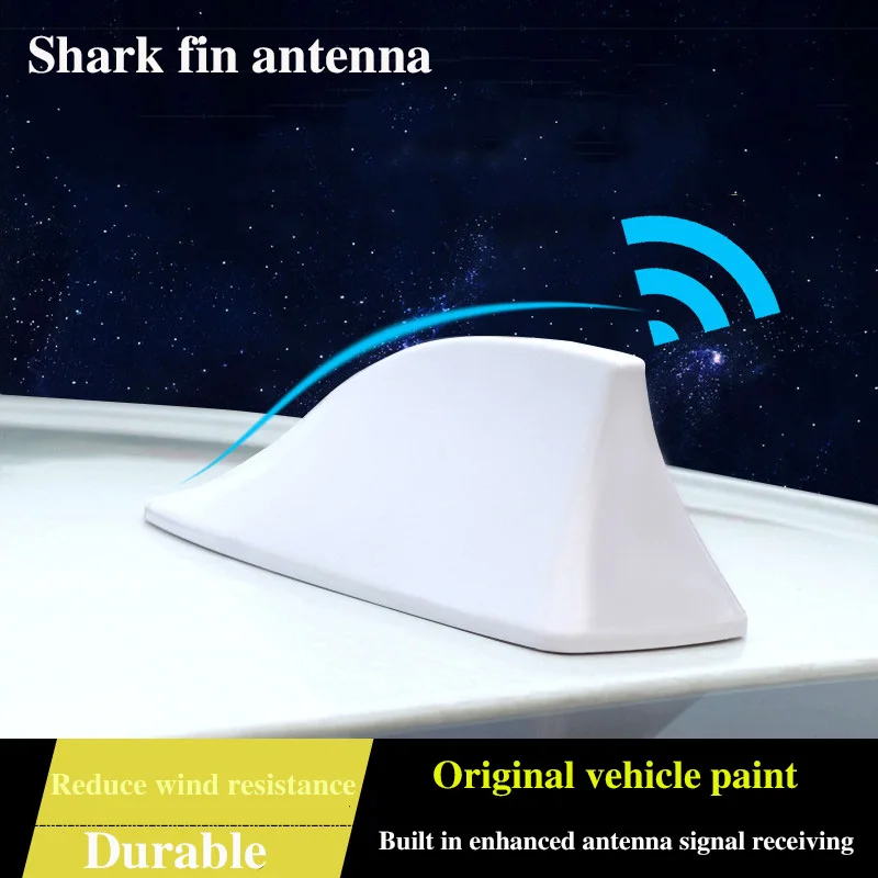 Car-Super-Fin-Roof-Shark-Antenna-Auto-AM-FM-Signal-antenne-per-Mini ...