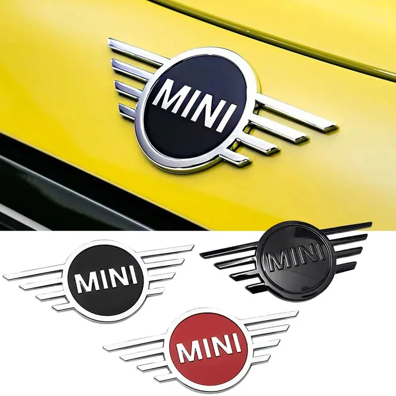 Metal Car Logo Front Rear Badge Emblem Sticker For Mini Cooper ...