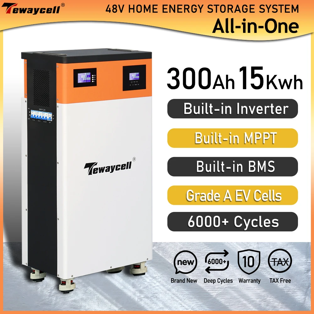 Tewaycell-All-in-One-48V-300Ah-15KWh-Powerwall-51-2V-LiFePO4-Battery ...