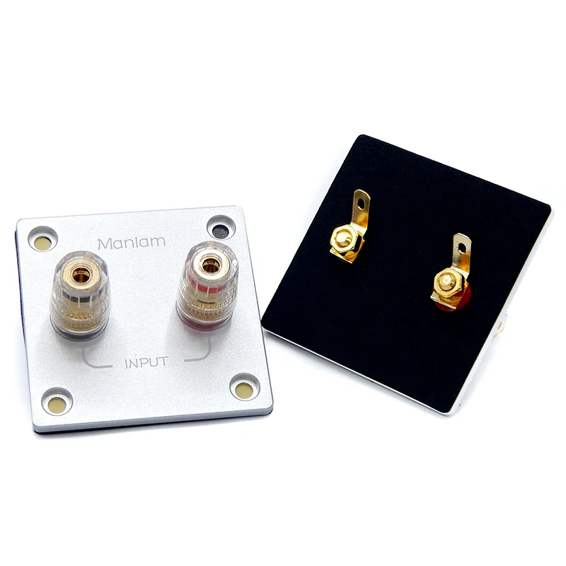 Square-Speaker-Terminal-Plate-Copper-CMC-Binding-Post-Amplifier-Base ...