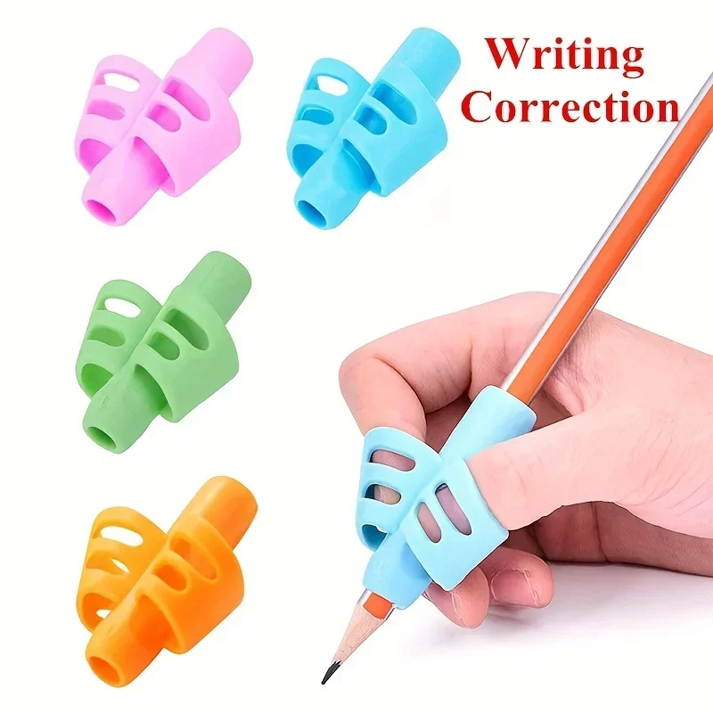 1-2-Pcs-Two-Finger-Grip-Silicone-Baby-Learn-Writing-Tool-Writing-Pen ...
