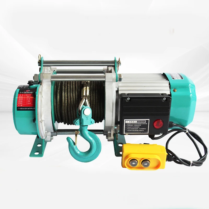 Multi Functional Aluminum Shell Elevator 220v Household Small Winch 1t ...