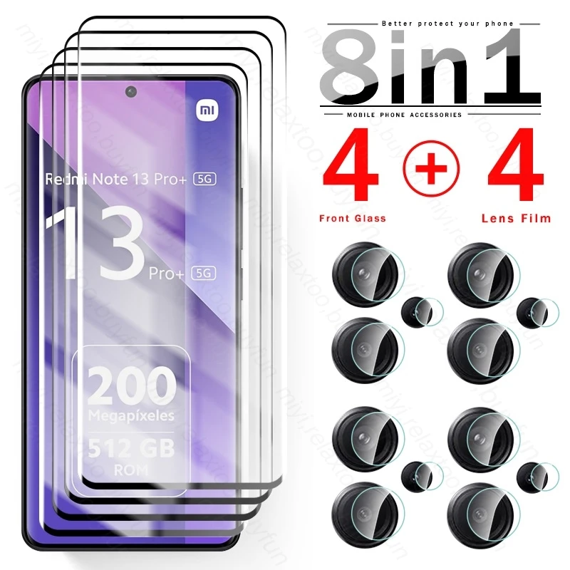 Tempered-Glass-Screen-Protector-For-Xiaomi-Redmi-Note-13-Pro-5G-Camera ...