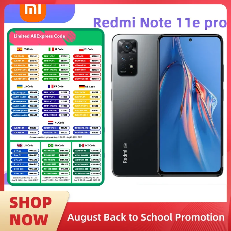 Xiaomi-Smartphone-Redmi-Note-11e-Pro-Android-6-67-6GB-RAM-128GB-ROM ...