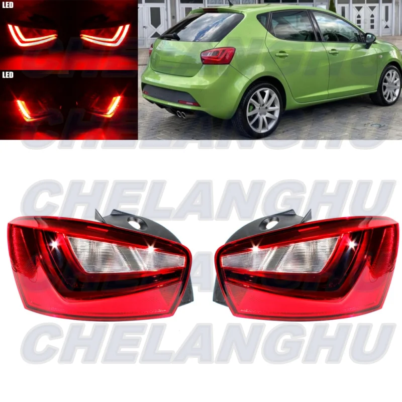 LED-Tail-Light-For-Seat-ibiza-FR-2013-2014-2015-2016-2017-Pair-Left ...