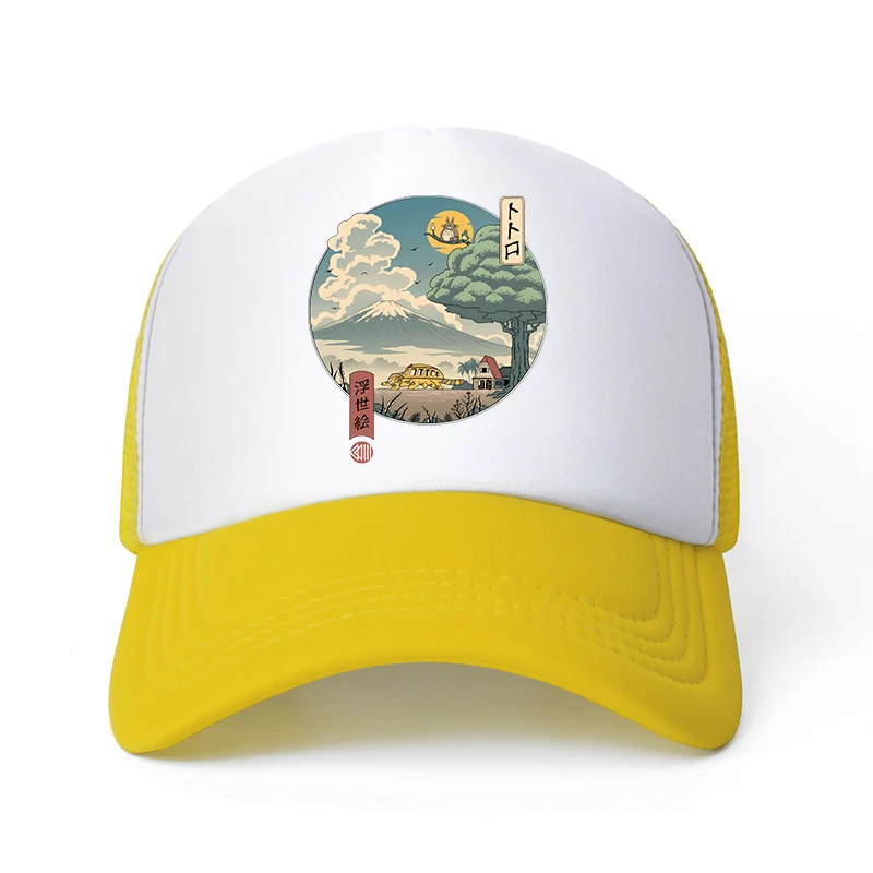 Fashion Totoro Studio Ghibli Mesh Baseball Cap Adjustable SnapbaHats ...