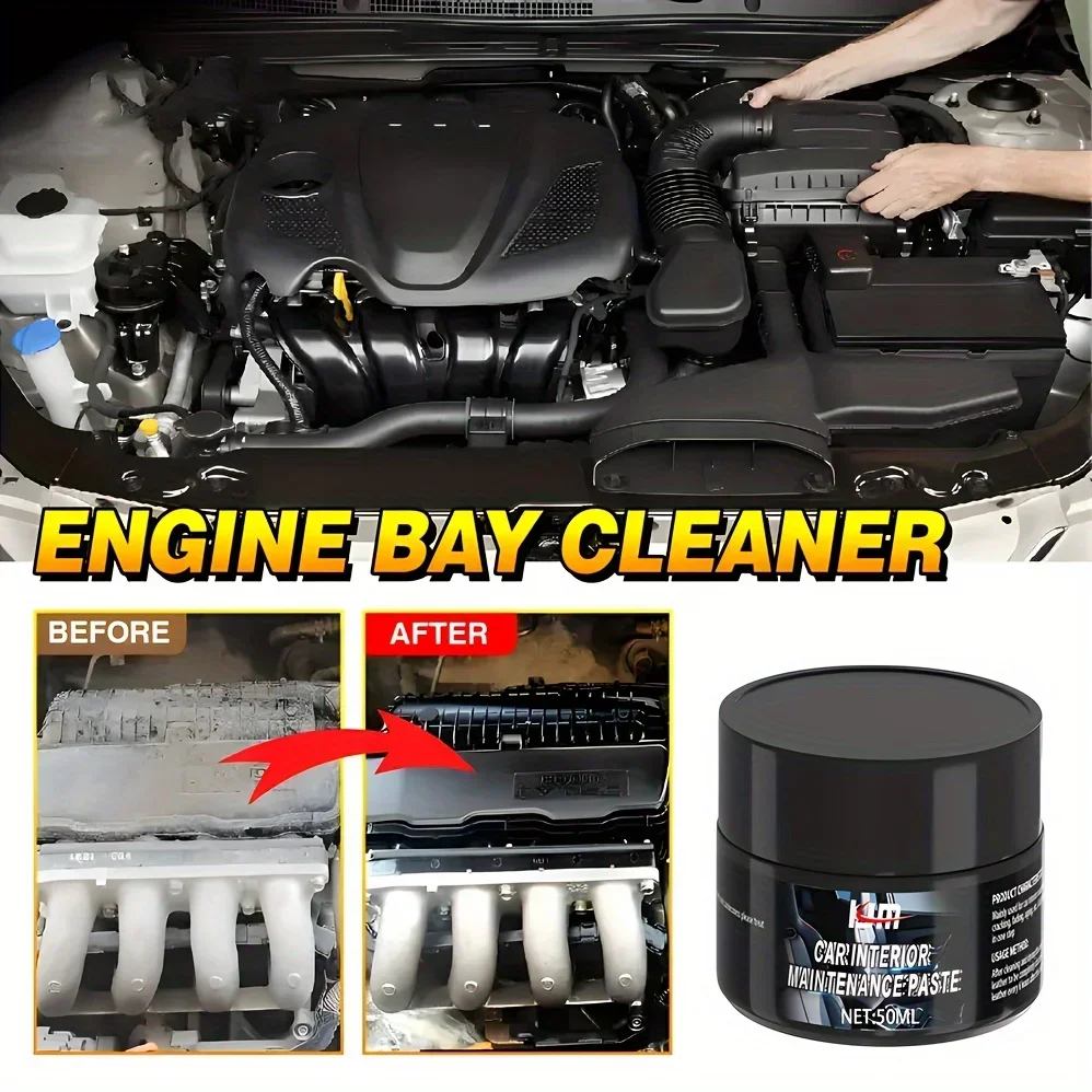 Shine Like New Engine Renewal Wax - Deep Black Plastic Polishing ...