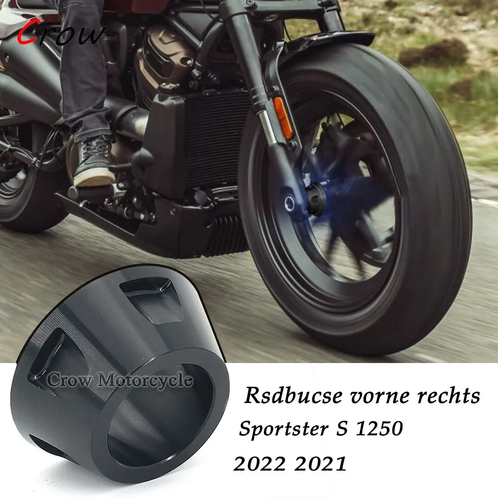 Sportster S Motorcycle Aluminium Front and Right Wheel Bushing Cover ...