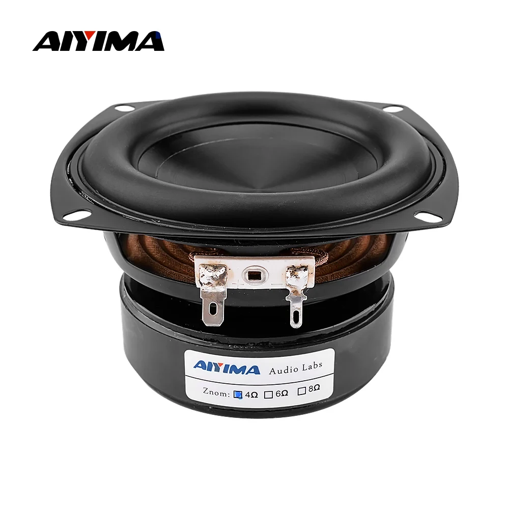 AIYIMA-1Pcs-4-Inch-Subwoofer-Speaker-100W-4-8-Ohm-Super-Woofer-Sound ...