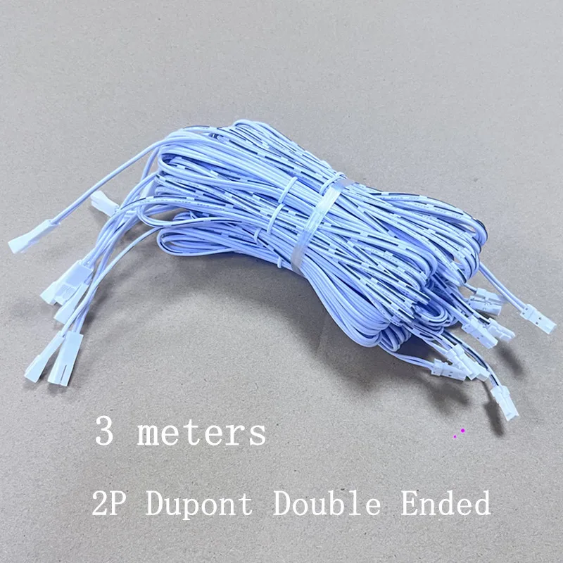 3 meters Dupont Double Ended 5pcs 10pcs Led Lamp 3M Dupont Line Male ...