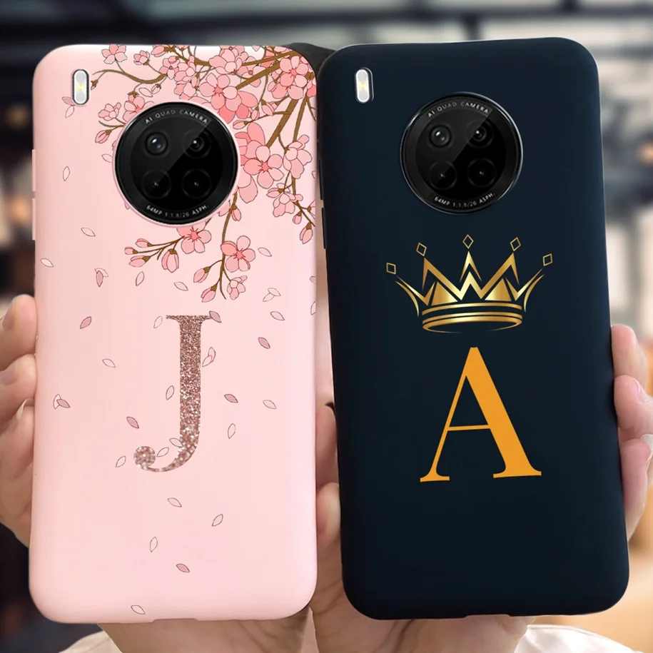 For-Huawei-Y9a-Case-Huawei-Nova-Y9a-Back-Cover-Fashion-Crown-Letters ...