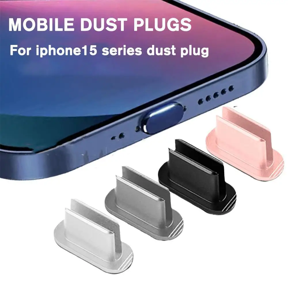 Metal-Anti-Dust-Plug-For-IPhone-15-15Pro-15-Pro-Max-15Plus-Charge-Port ...