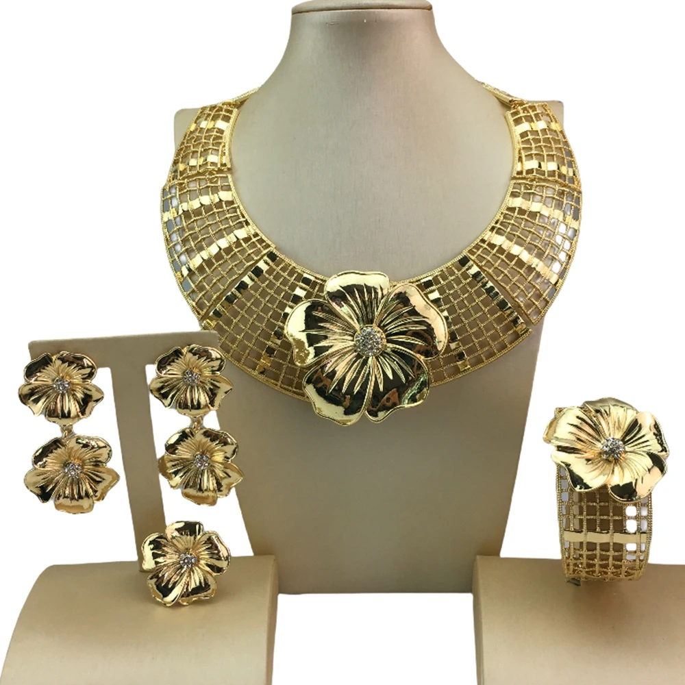 Popular-Big-Jewelry-Brazilian-Jewelry-Sets-For-Women-Party-Wedding ...
