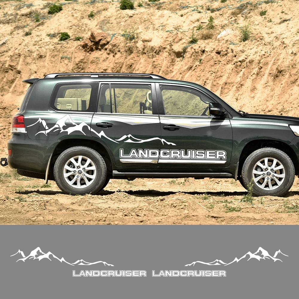 Car-Side-Stickers-For-Toyota-Land-Cruiser-70-79-V8-J40-J200-GX-VX-ZX ...