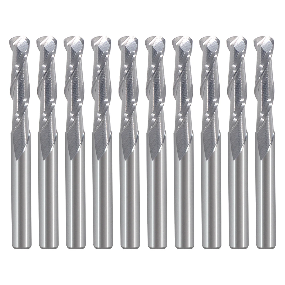 10-Pcs-Carbide-Ball-Nose-CNC-Router-Bits-3-175-X-17mm-End-Mills-Copper ...