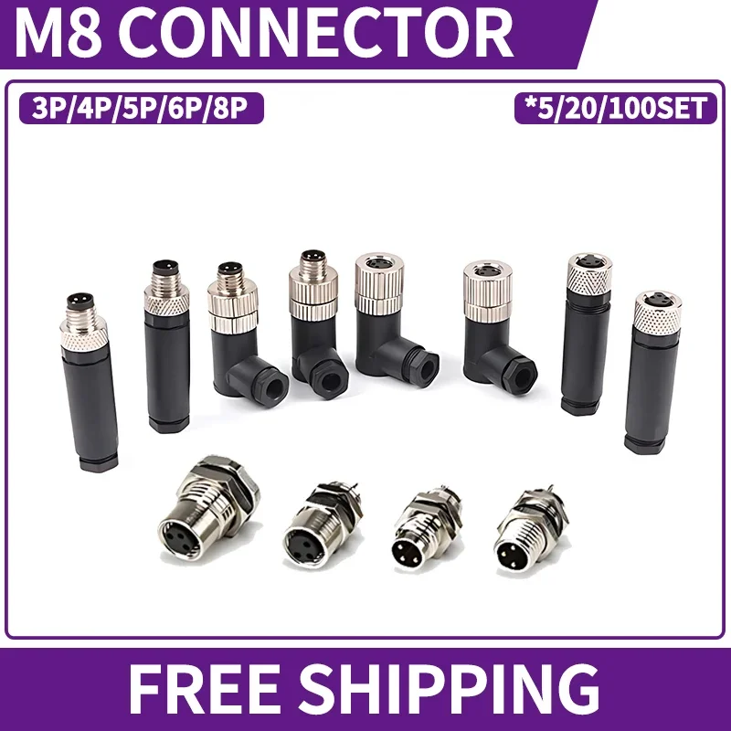 M8-Series-Aviation-Connector-Female-Plug-Male-Socket-3-4-5-6-8-Pin ...
