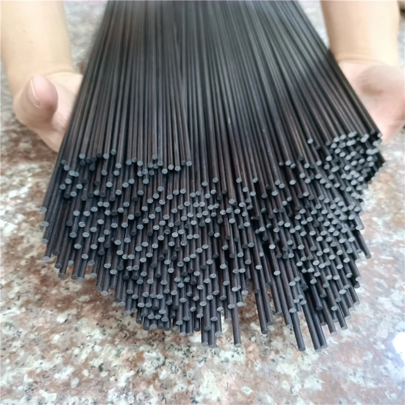20PC 0.8mm 1mm 1.3mm 1.5mm 2mm 3mm 4 5mm 6mm (500mm) Carbon Fiber Rod ...