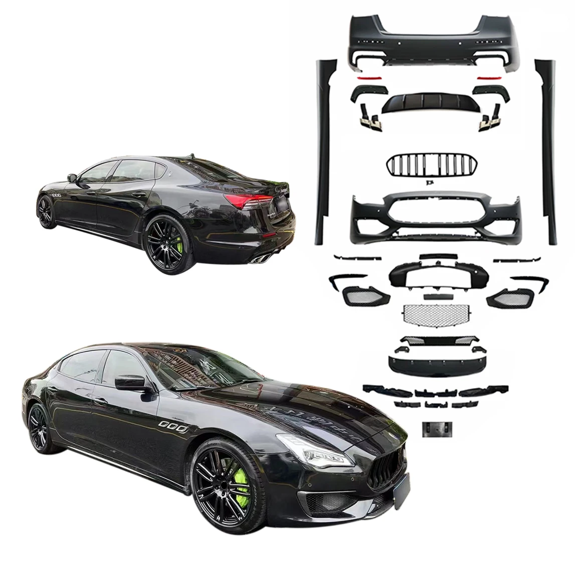 Auto-Facelift-Refit-Body-Kit-For-Maserati-Quattroporte-2014-2020 ...