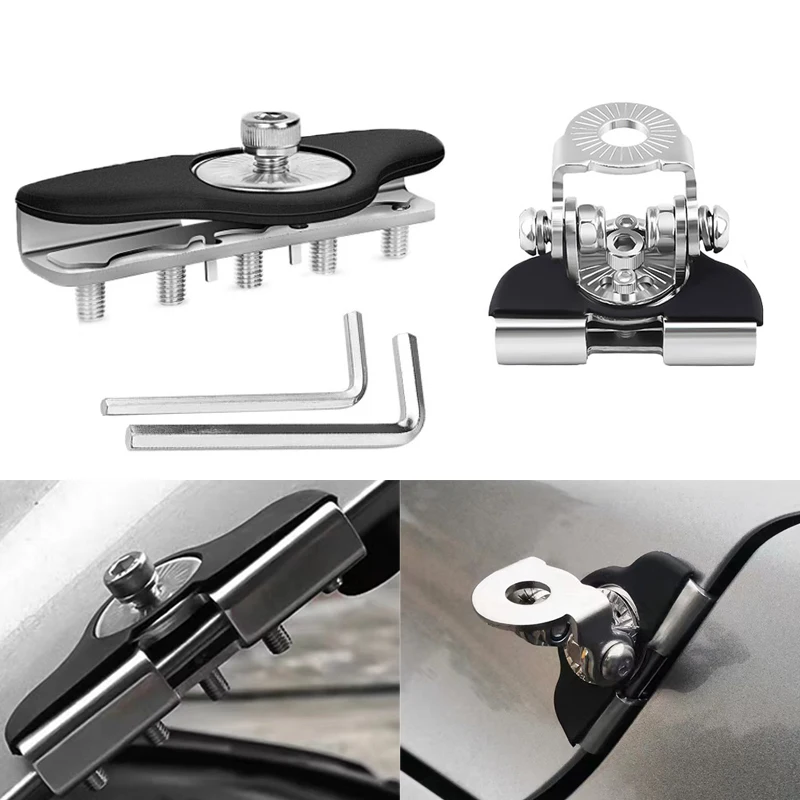 2Pcs Led Holder Mounting Bracket Car Work Light Fog Lamp Hood Clamp ...