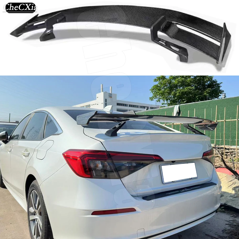 For-Honda-11th-Generation-Civic-100-Real-Carbon-Fiber-Highquality-Rear ...