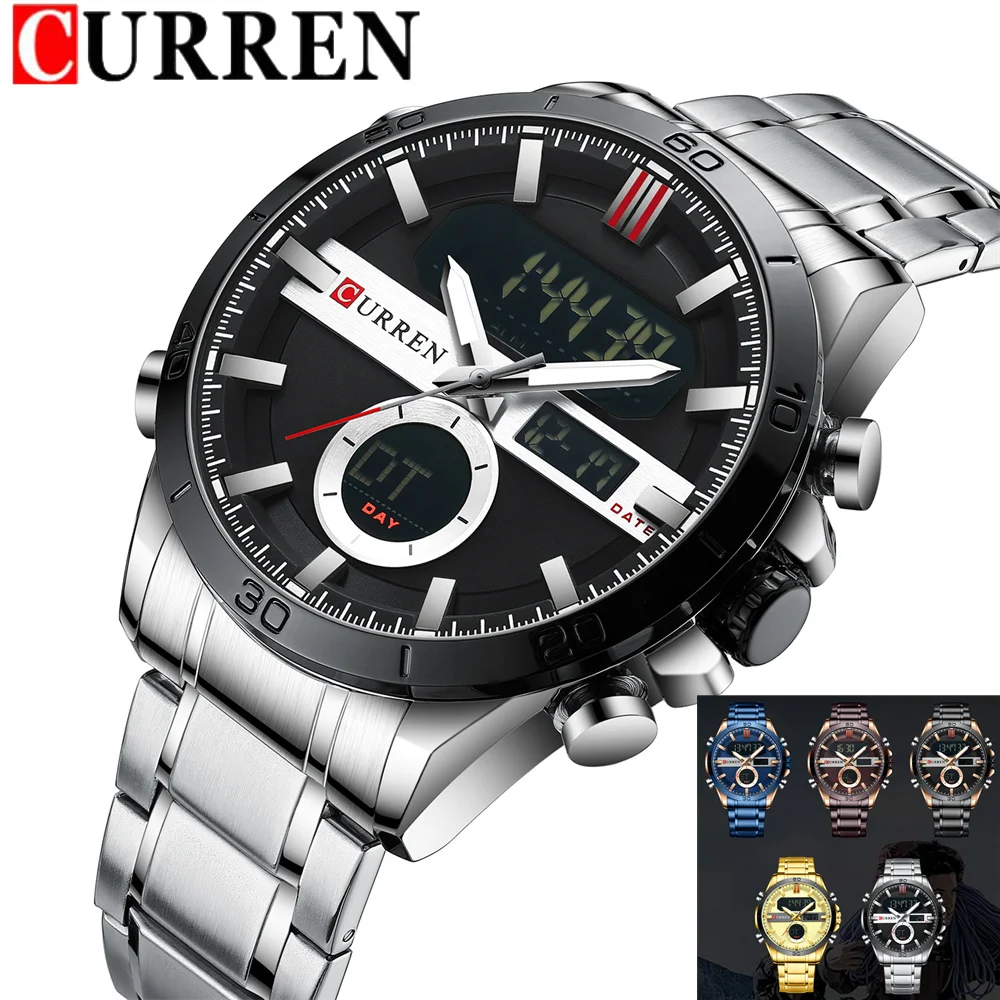 CURREN Sport Men Watch Top Brand Luxury Military Army LED Male Clock ...