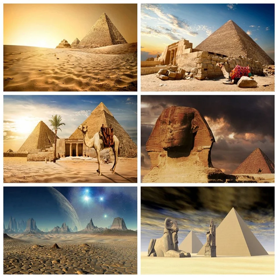 Egyptian Pyramids Painting