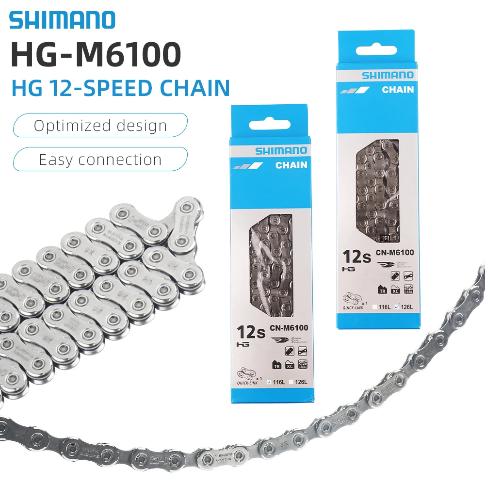 SHIMANO-DEORE-CN-M6100-12-speed-HG-MTB-Chain-Mountain-Bike-Bicycle-12s ...