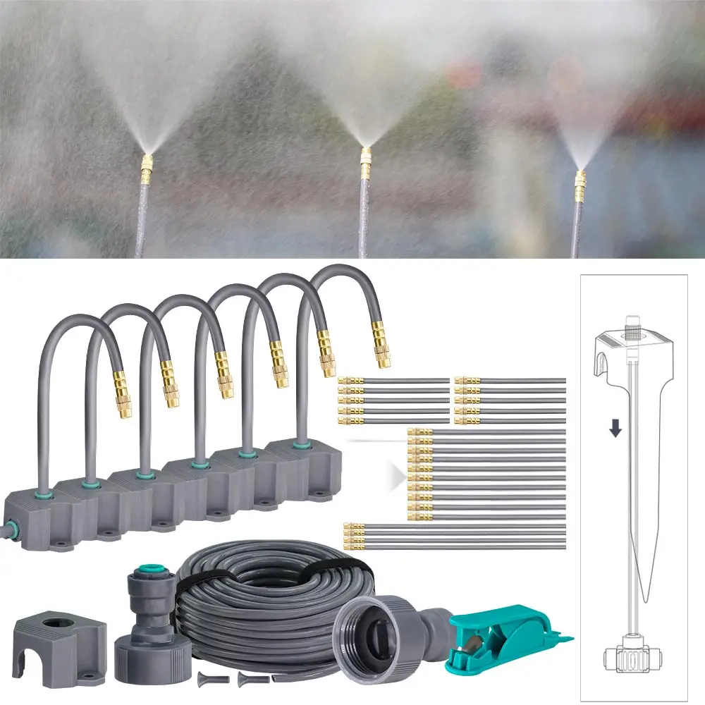 High-Performance-20cm-Brass-Nozzle-Automatic-Misting-System-Quick ...
