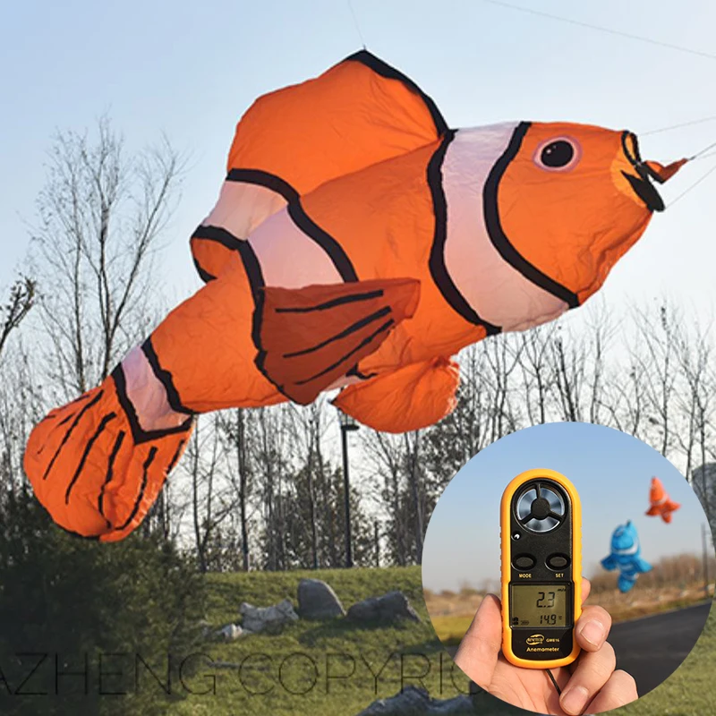 The Clown Fish Nimo Hangs A String Of Kites 3d 2.45m Outdoor Power ...