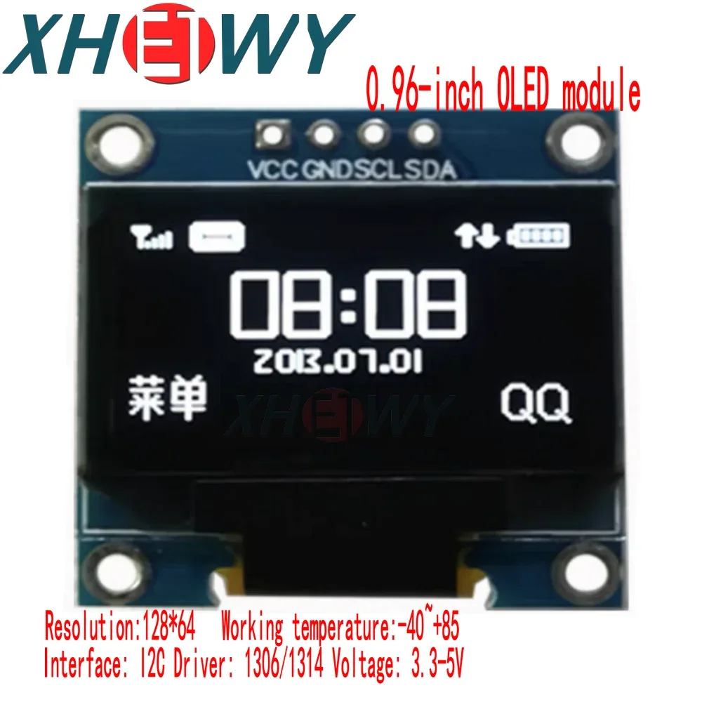 1PCS-4-pin-0-96-inch-OLED-display-screen-with-blue-white-yellow-and ...
