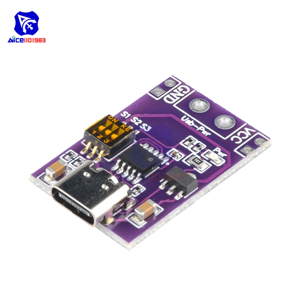 USB C PD Trigger Module DC-DC QC Trigger Power Bank Module Breakout ...