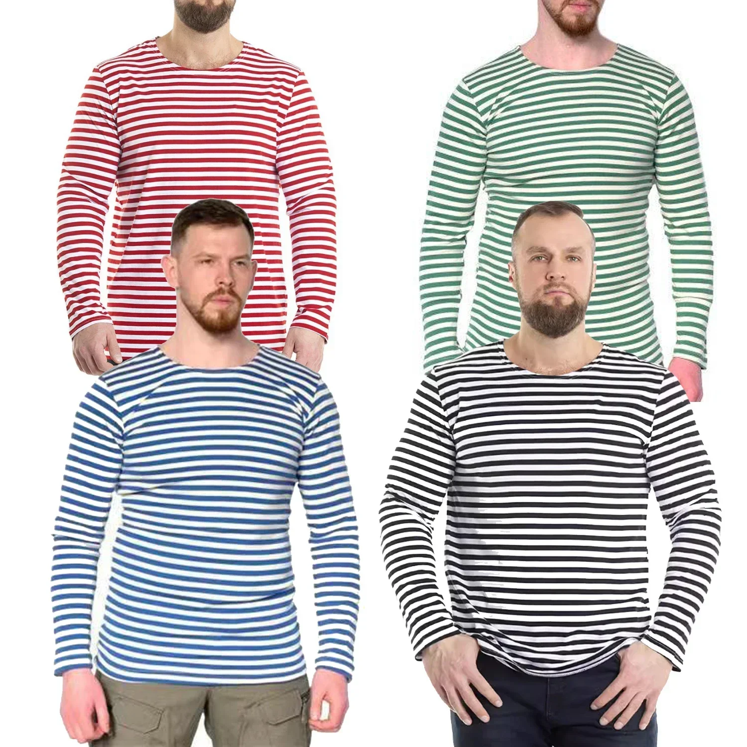 Russian Naval Border Guards VDV Airborne Troops Sailor's Striped Shirt ...