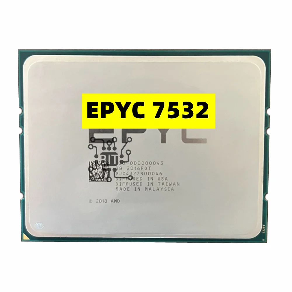AMD-EPYC-7532-CPU-7nm-32-Cores-64-Threads-2-4GHz-256MB-200W-Processor ...