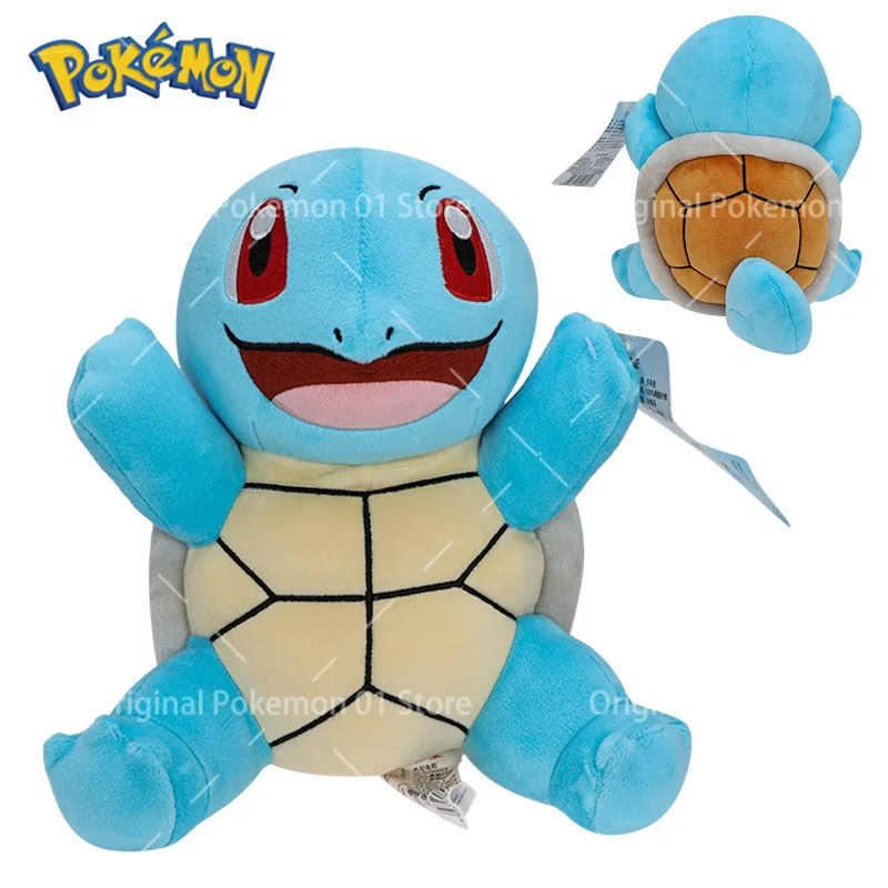 Juguete-de-peluche-Original-de-Pok-mon-Squirtle-almohada-suave-Animal ...