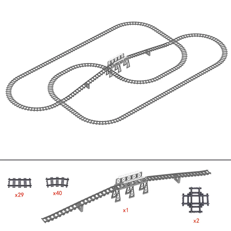 MOC-City-Train-Points-Switching-Climbing-Tracks-Flexible-Railway ...