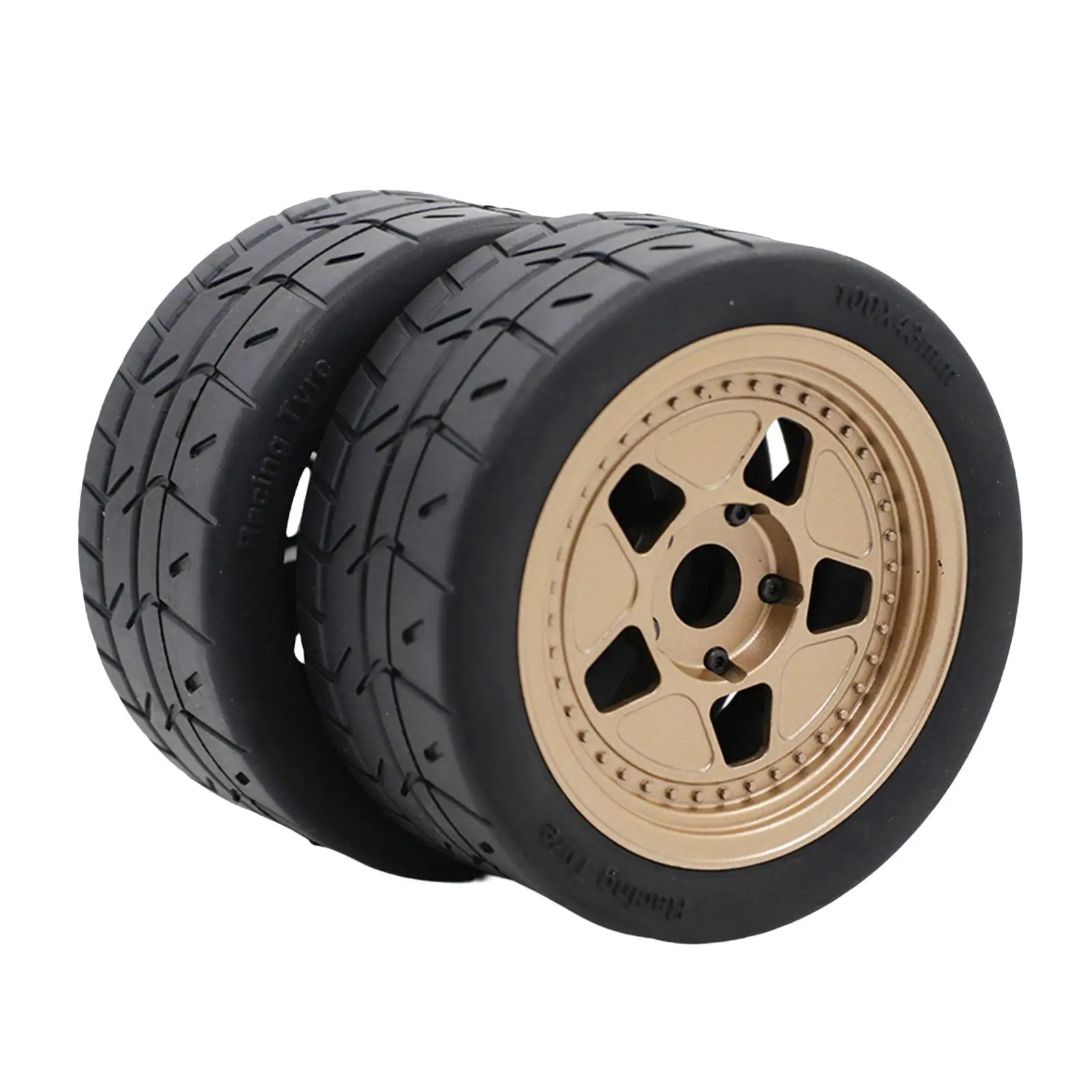 RC Car Rally Tires Set Wear Resist for 1/7 4WD Brushless RC Racing Car ...