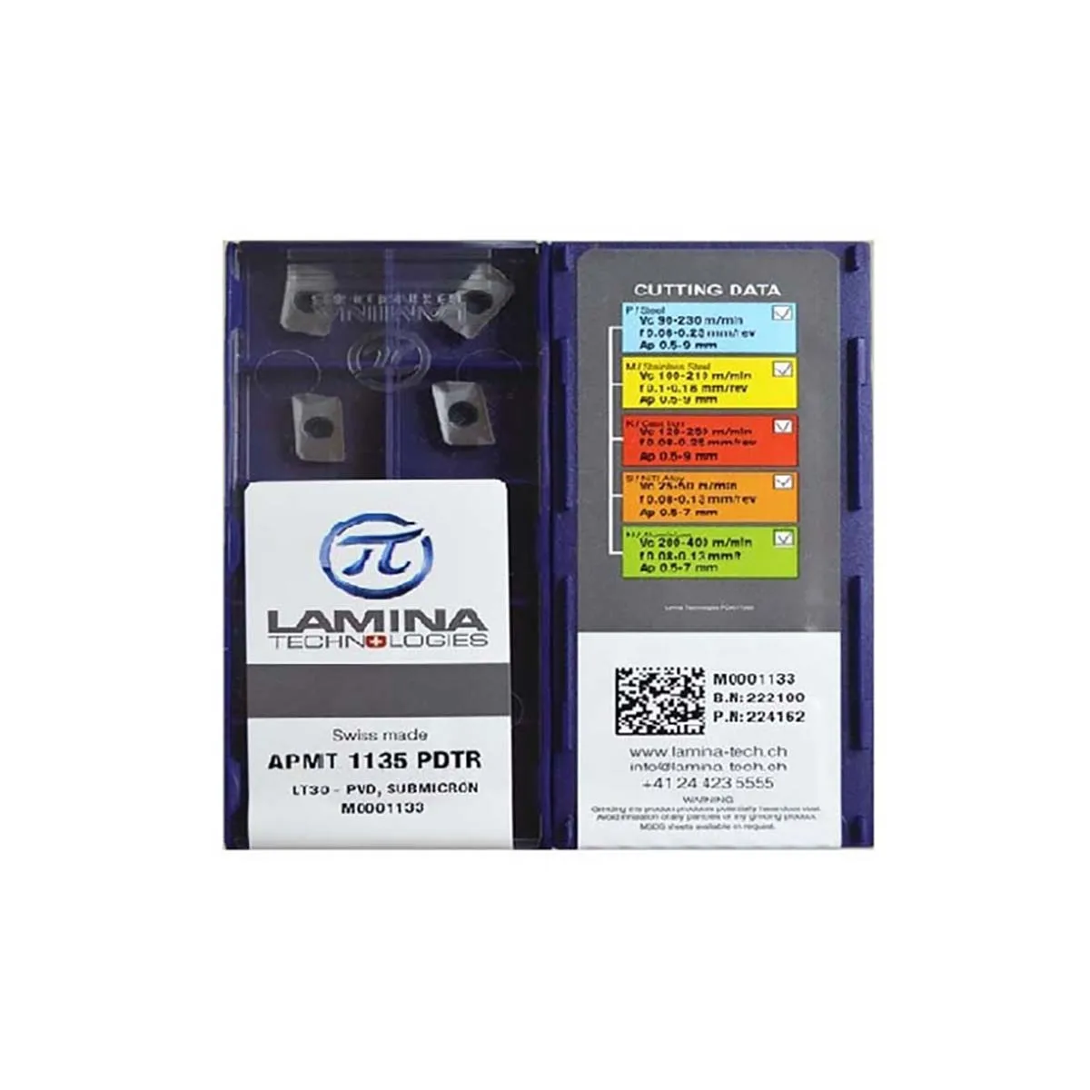 APKT 1003 PDTR LT30 Original LAMINA CNC Blade Carbide, 44% OFF