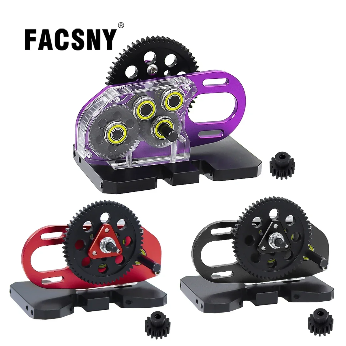 Acrylic-SCX10-LCG-2Low-Transmission-30-Overdrive-Gearbox-With-Delrin ...