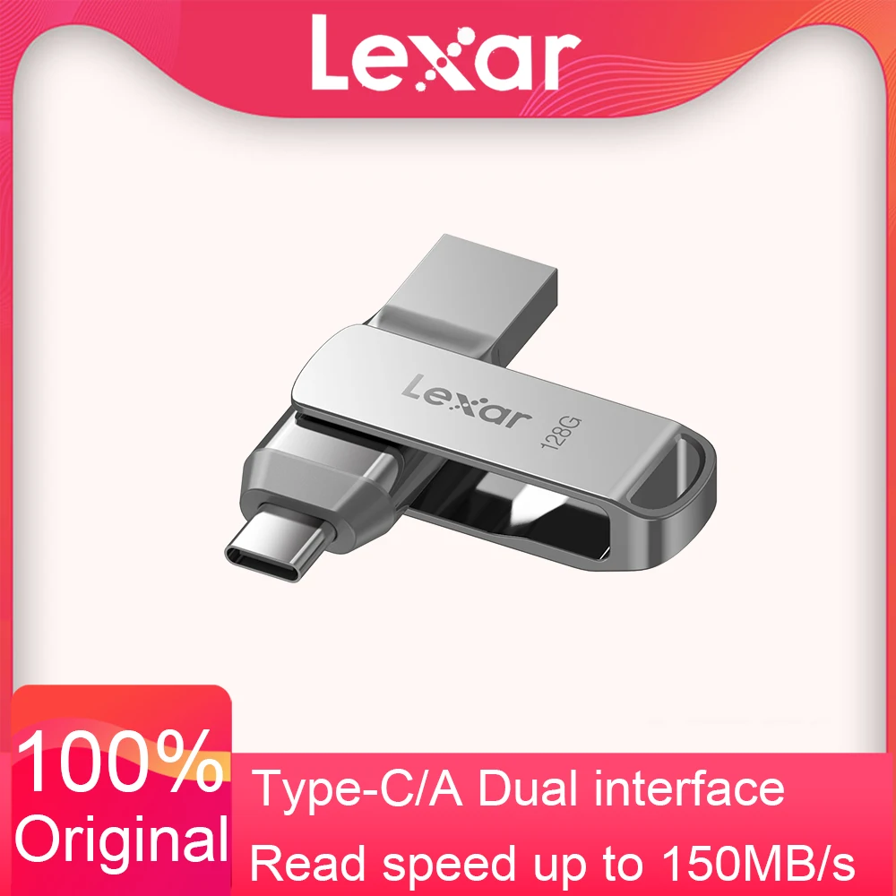 Lexar-Metal-Memory-Stick-Flash-U-Disk-Tipo-C-A-Pen-Drive-Pen-Drive-para ...