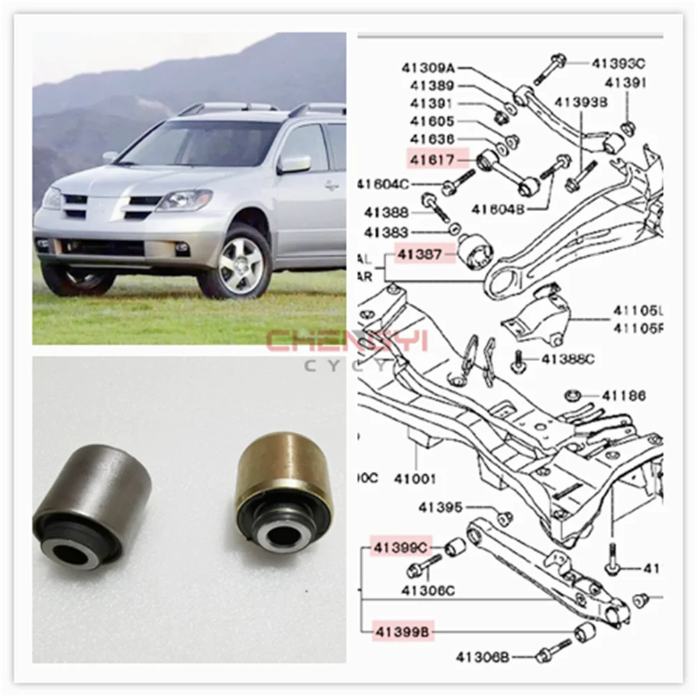 Rear-Suspension-Lower-Swing-Arm-Bushing-For-Mitsubishi-Outlander-CU4W ...
