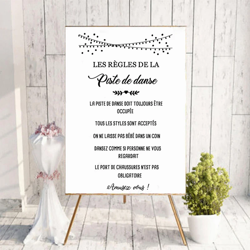 Plaque-de-breven-Vinyle-avec-Texte-Personnalis-Autocollant-de-Mariage-D ...