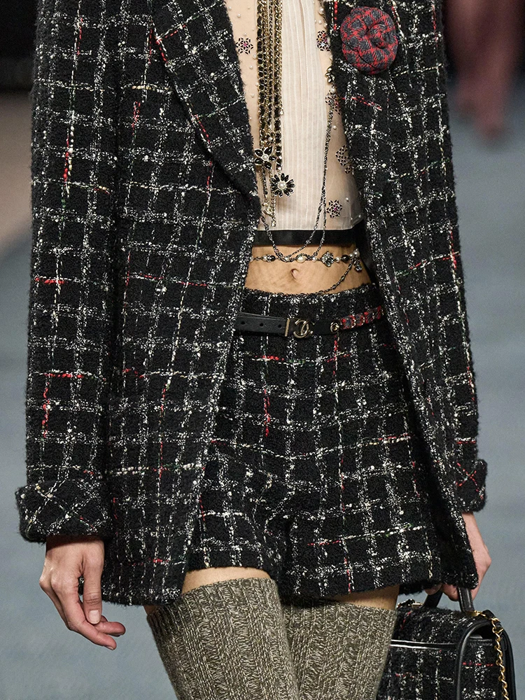 High-quality-luxury-French-old-money-style-cashmere-shorts-women-s-high ...